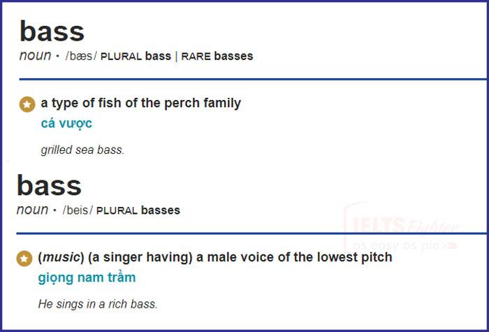 Words With Several Meanings T a Ngh a